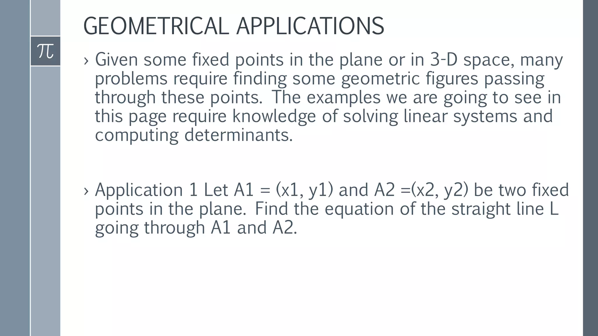 Applications of linear algebra | PPTX