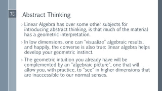 Applications of linear algebra | PPTX