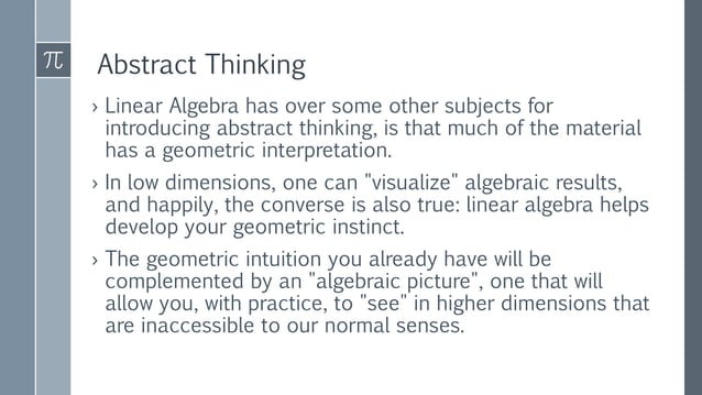 Applications of linear algebra | PPTX | Chemistry | Science