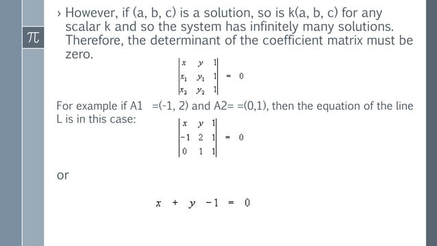 Applications of linear algebra | PPT