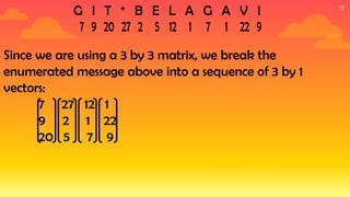 Applications of Linear Algebra | PPTX