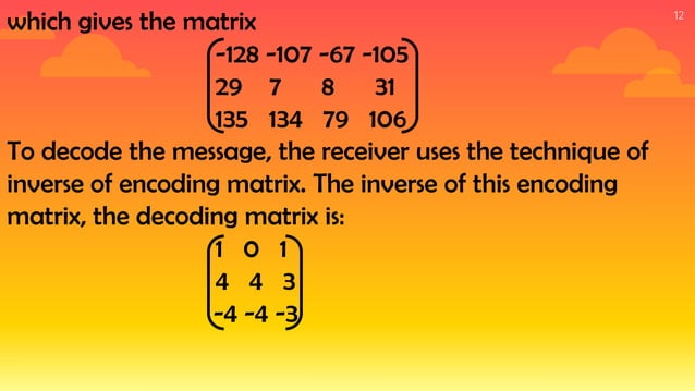 Applications of Linear Algebra | PPTX