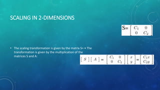 Applications of Linear Algebra in term of computer science | PPTX