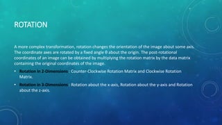 Applications of Linear Algebra in term of computer science | PPTX