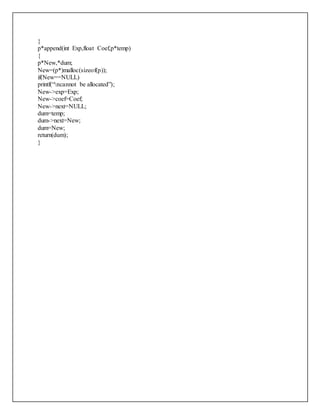 Applications of list | DOCX