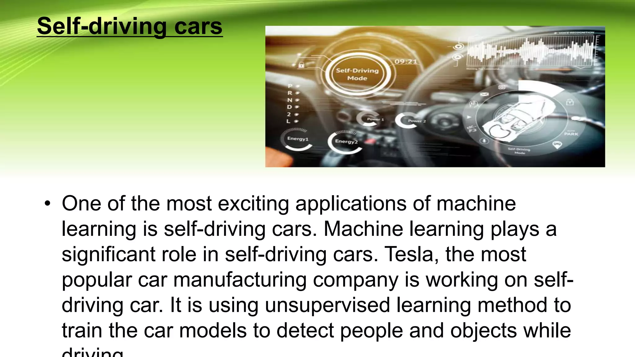 Applications of machine learning | PPTX