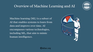 Applications of Machine Learning in AI | IABAC | PDF