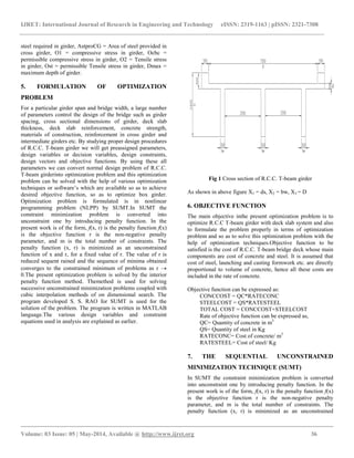 Applications of matlab in optimization of bridge | PDF