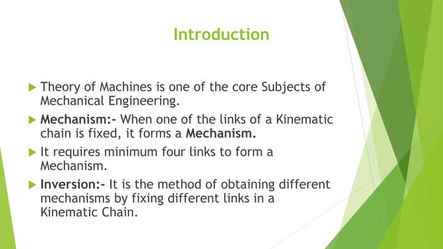 Applications of mechanisms | PPTX