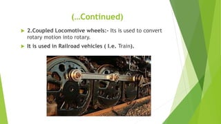 Applications of mechanisms | PPTX