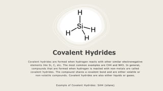 Applications of Metallic Hydrides | PPTX