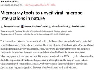 Applications of microarray | PPTX