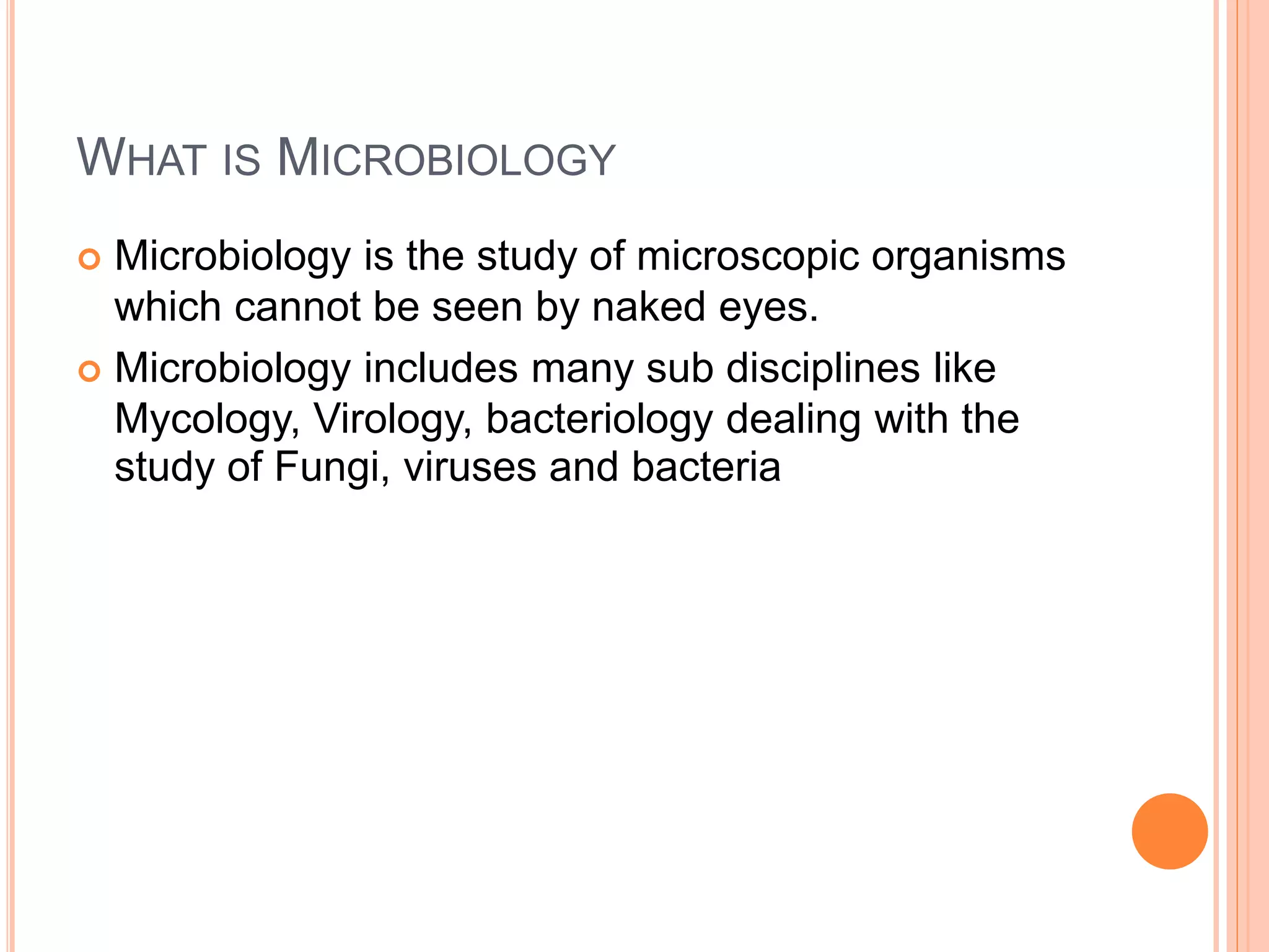 Applications of Microbiology | PPTX