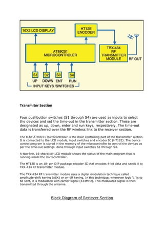 Applications of microcontroller | PDF