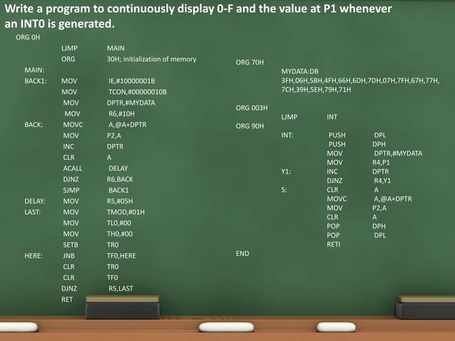 Applications of microcontroller(8051) | PPT