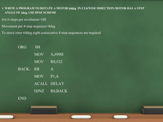 Applications of microcontroller(8051) | PPTX | Operating Systems ...