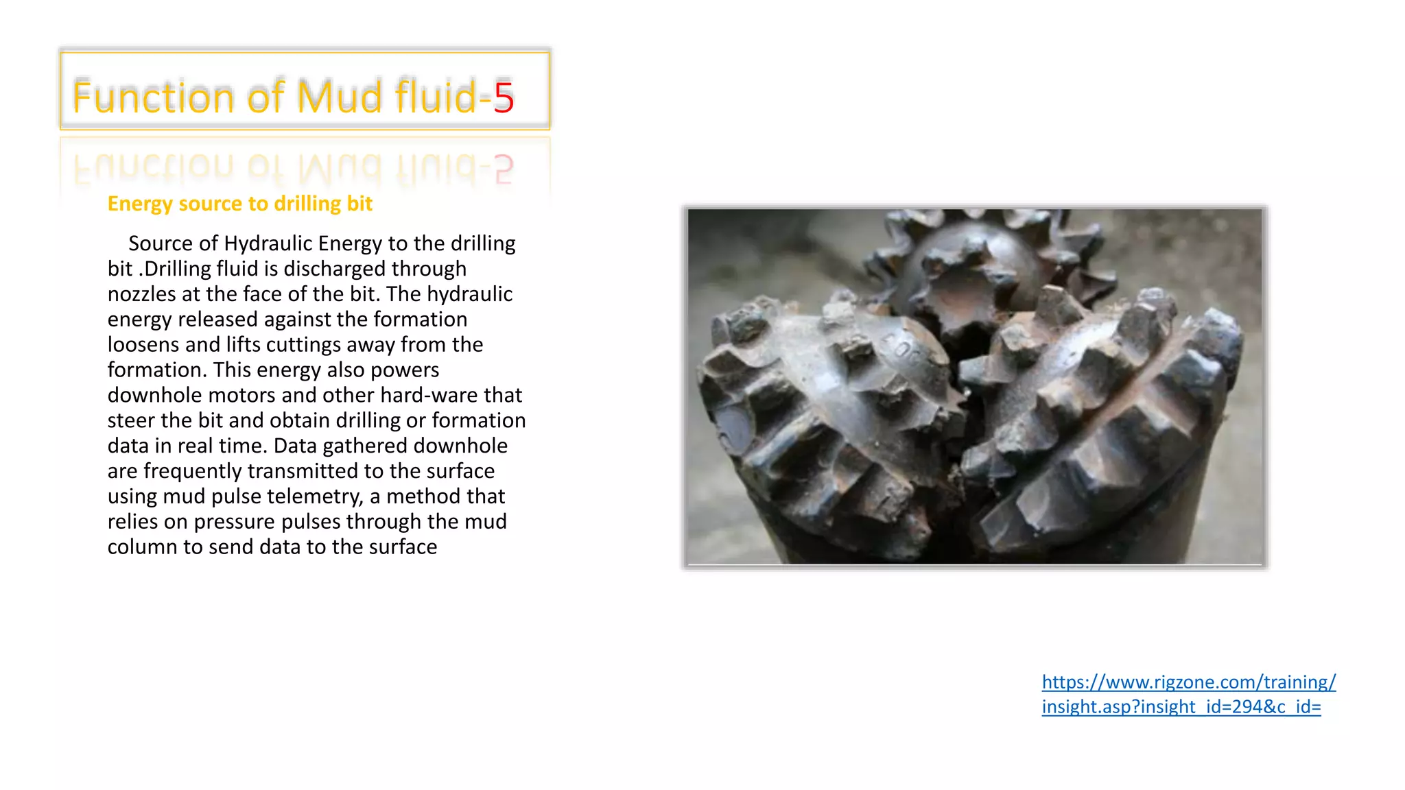Applications of mud fluid ppt | PPT
