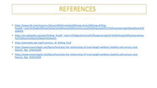 Applications of mud fluid ppt | PPT