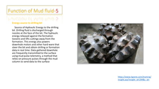 Applications of mud fluid ppt | PPT