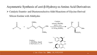 Applications of Mukaiyama aldol reaction | PPSX