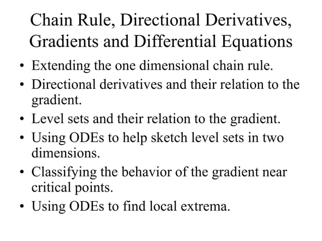 Applications of Multivariable Calculus.ppt
