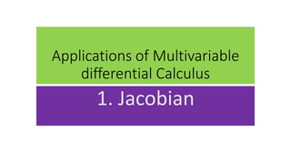 Applications of Multivariable differential Calculus.pptx