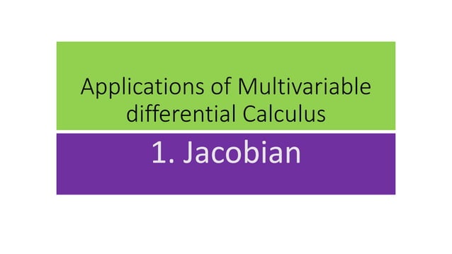 Applications of Multivariable differential Calculus.pptx