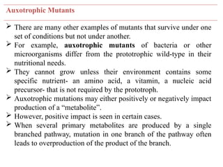 Applications of Mutations.pptxhdgdgjjygh | PPT