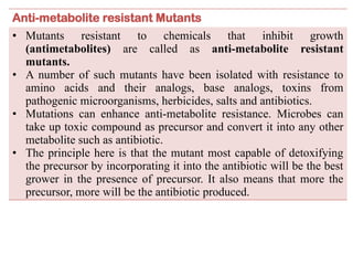 Applications of Mutations.pptxhdgdgjjygh | PPT