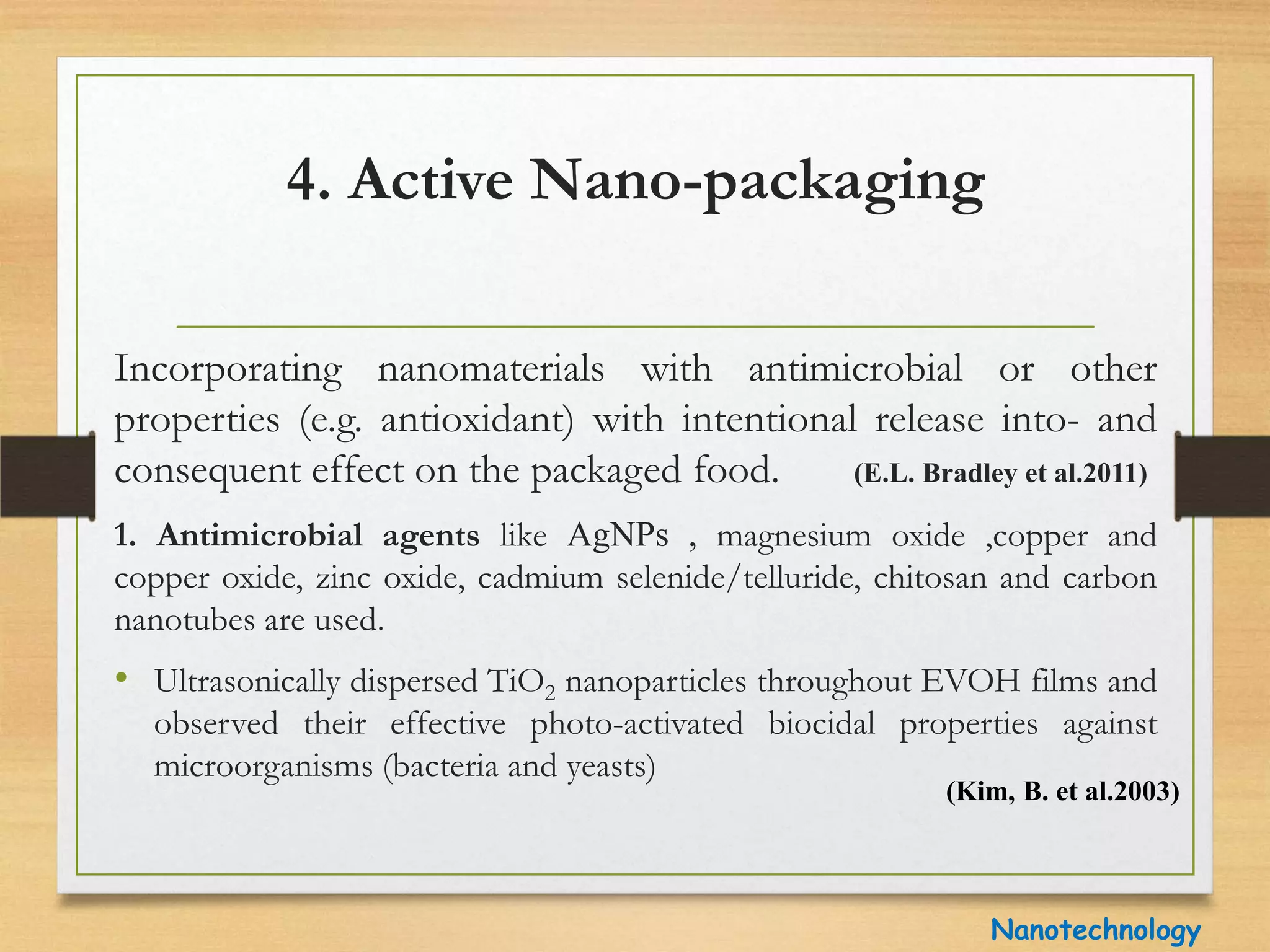 Applications of Nanotechnology in Food Packaging and Food Safety ...