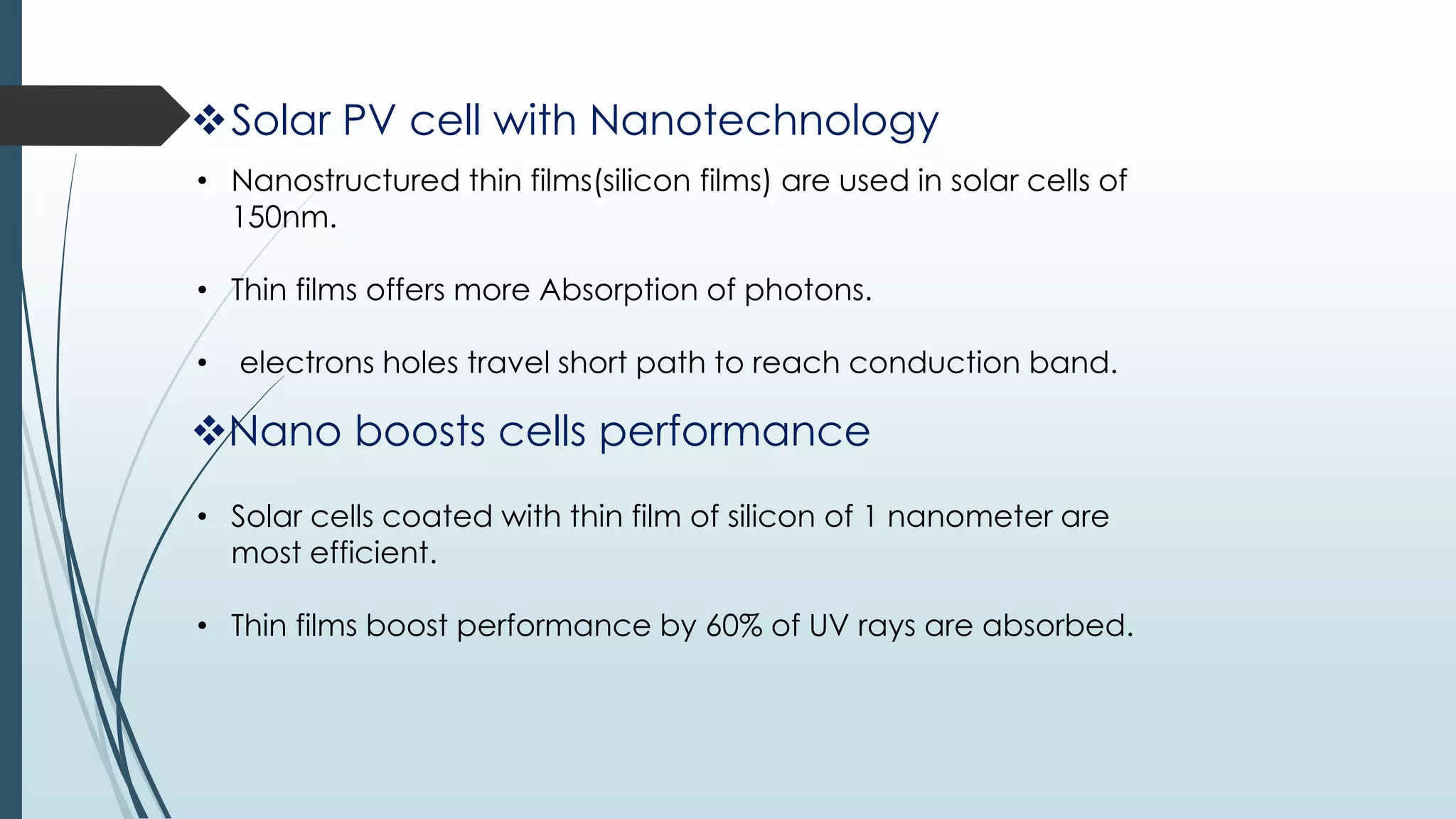 Applications of nanotechnology | PPTX