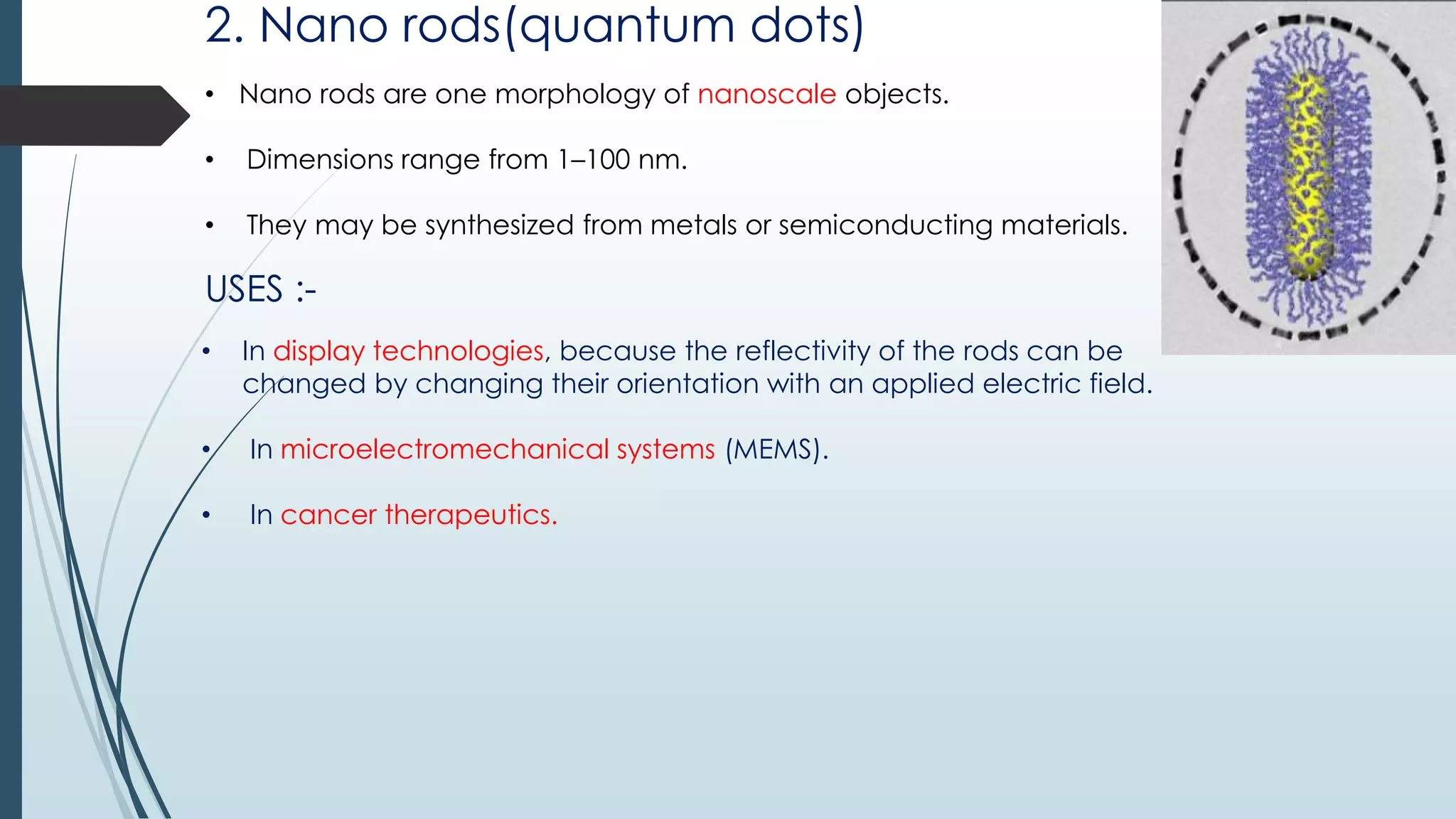 Applications of nanotechnology | PPTX