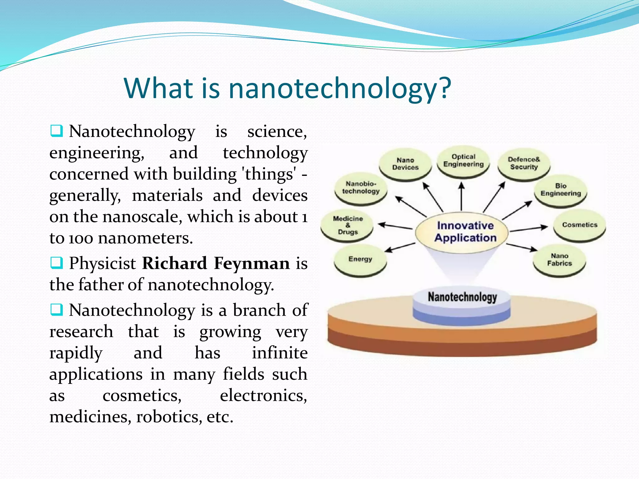 Applications of nanotechnology in Sports | PPTX