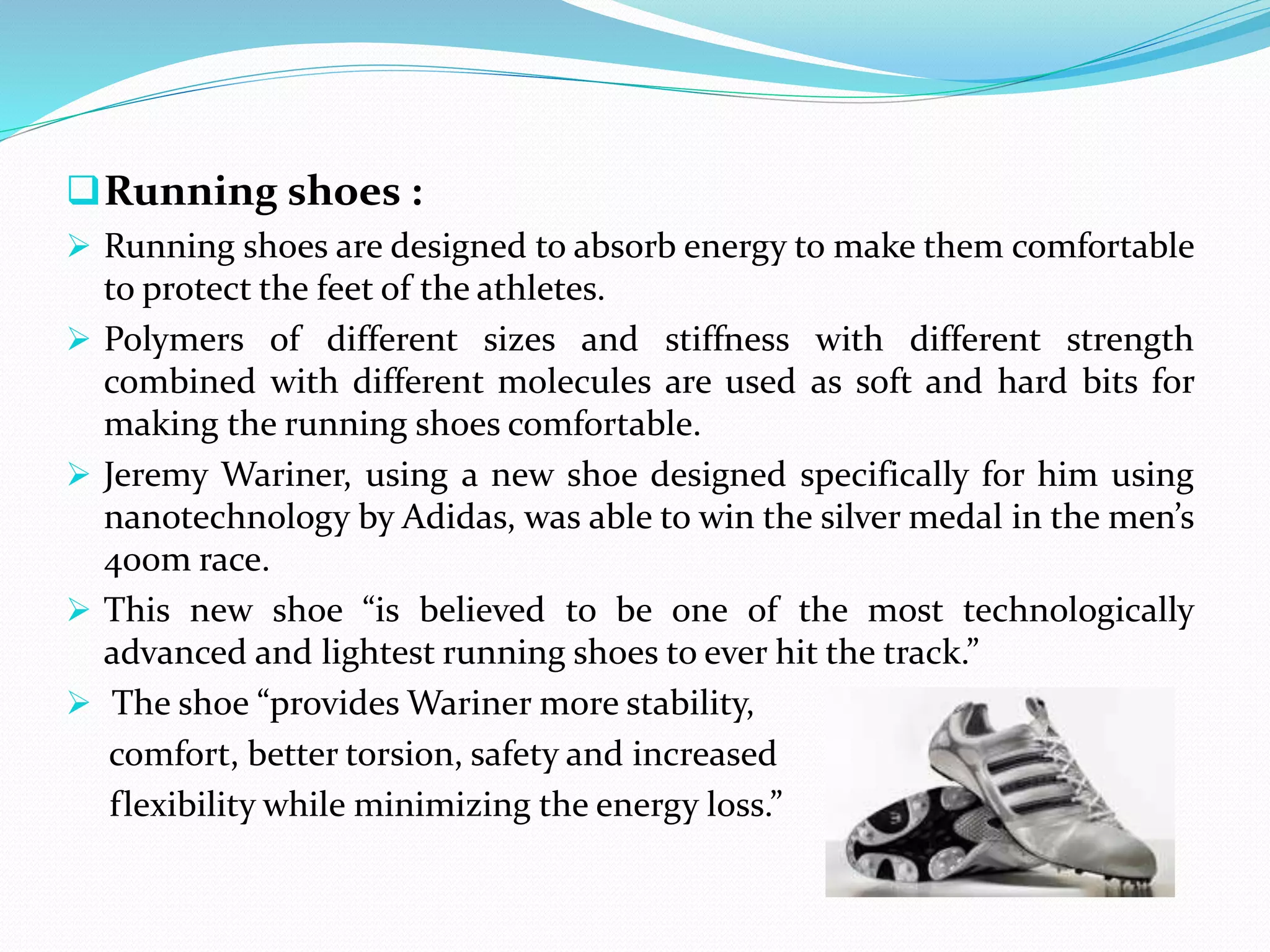 Applications of nanotechnology in Sports | PPTX