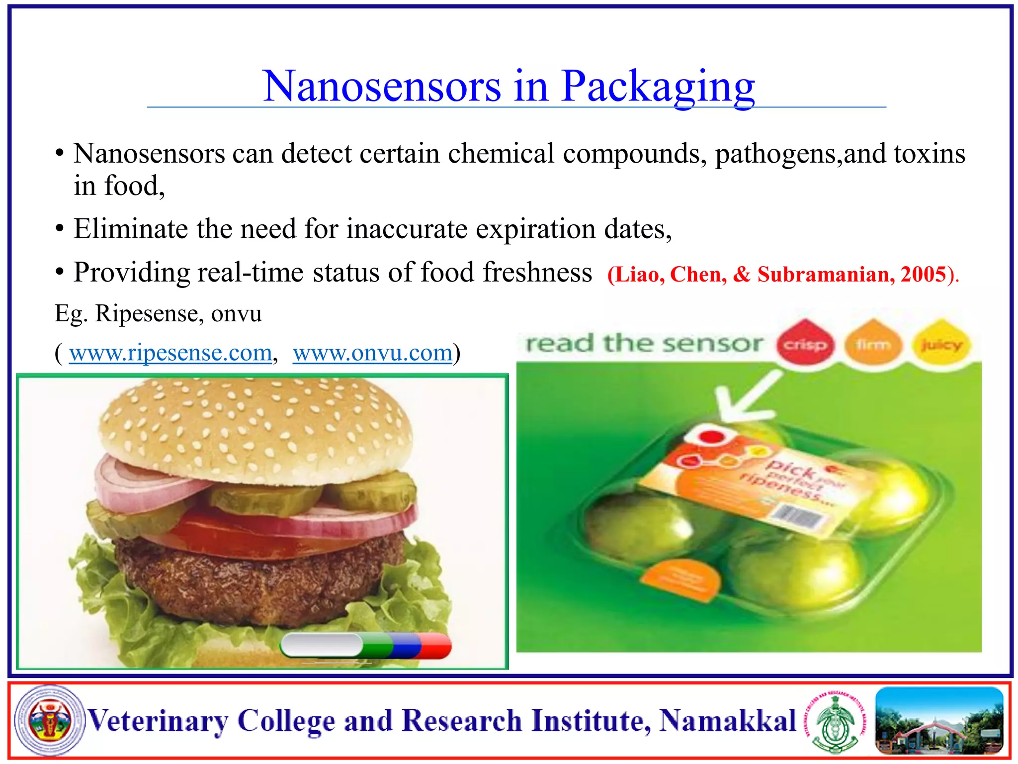 Applications of nanotechnology in food packaging and food safety | PDF