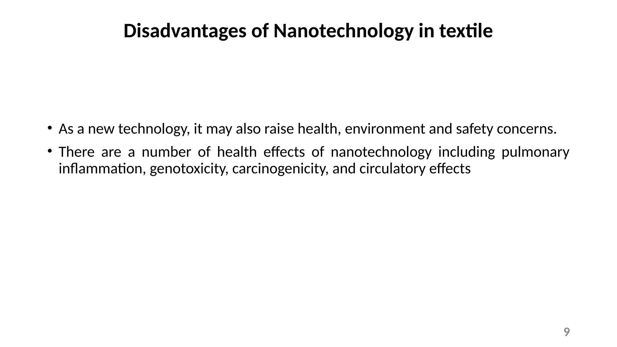 Applications of Nano technology in textiles.pptx