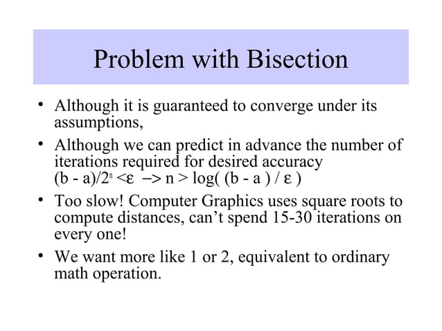 Applications Of Numerical Methods Ppt