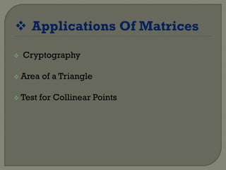 Applications of ode and matrices | PPT