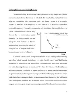 Applications of ordinality and cardinality to economic utility theory | PDF
