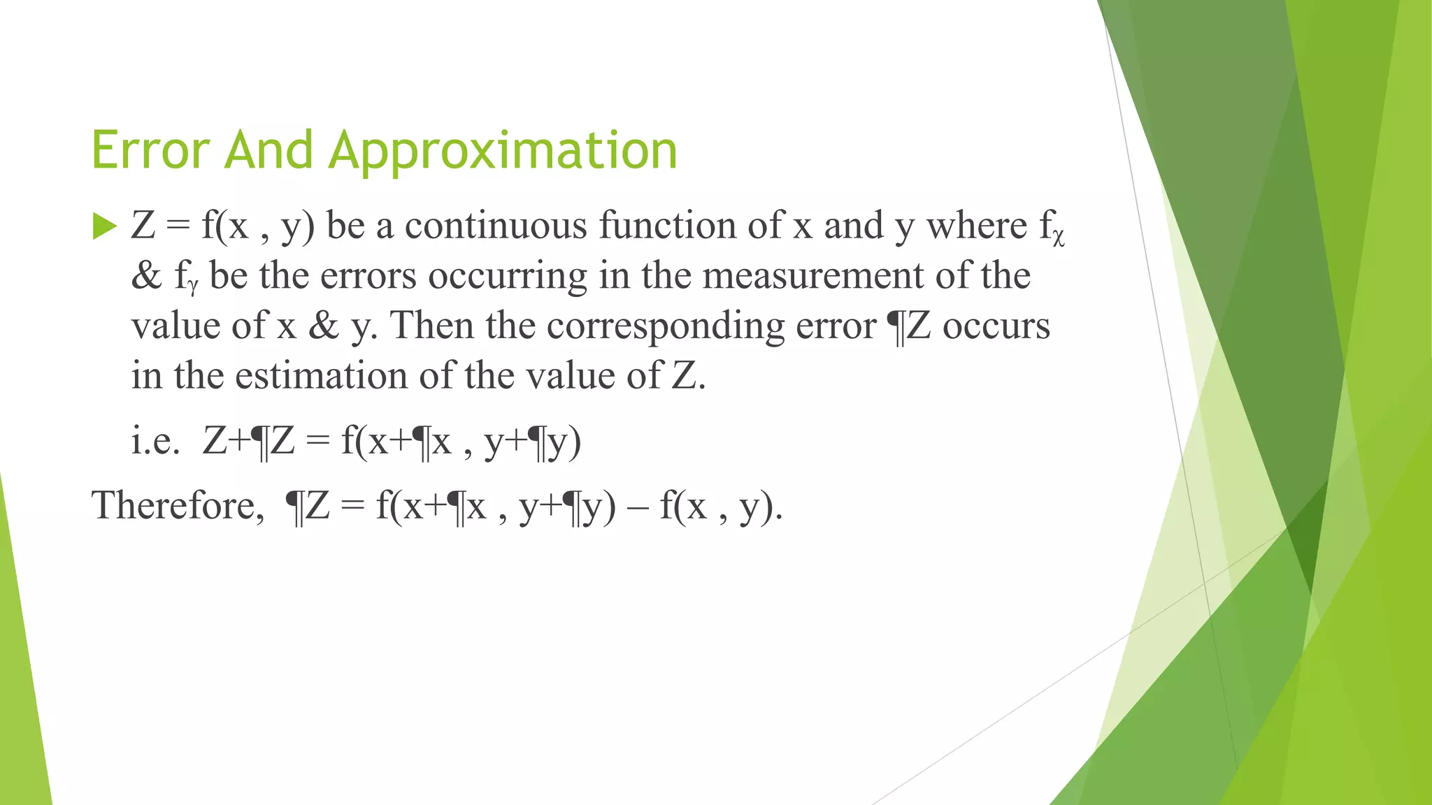 Applications of partial differentiation | PPTX
