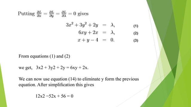 Applications of partial differentiation | PPTX