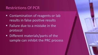 Applications of pcr | PPTX