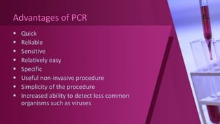Applications of pcr | PPTX