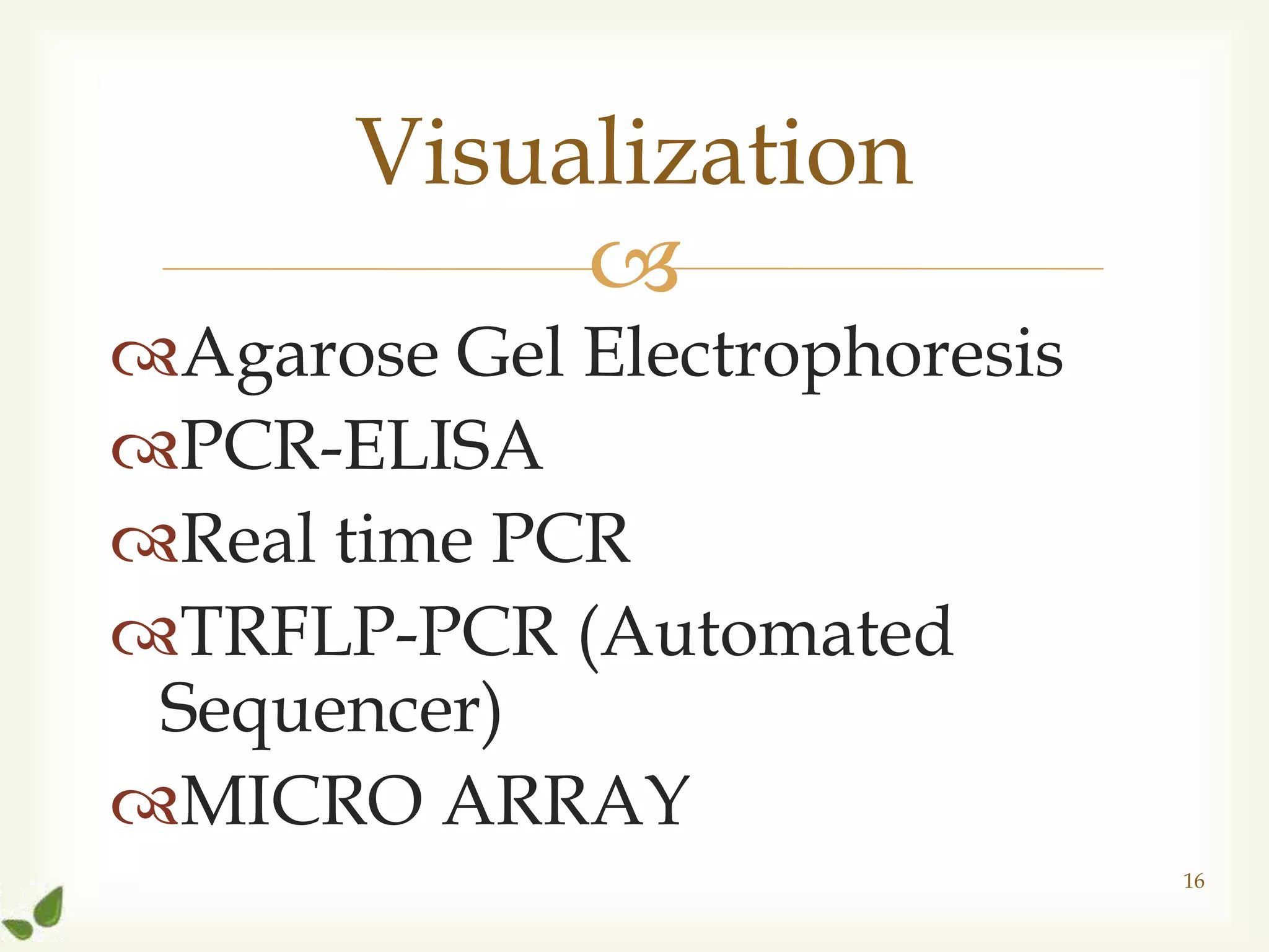 Applications Of Pcr In Detection Of Food Borne Pathogens And Gm Foods