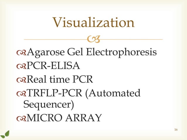 Applications of pcr in detection of food borne pathogens and gm foods ...