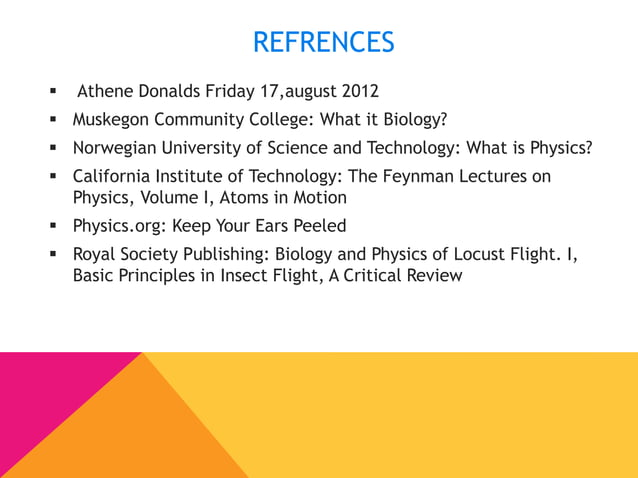 Applications of physics in biology | PPTX