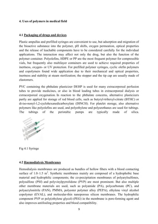 Applications of polymers in everyday life | PDF