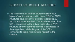 Applications of power electronic device to power system | PPTX