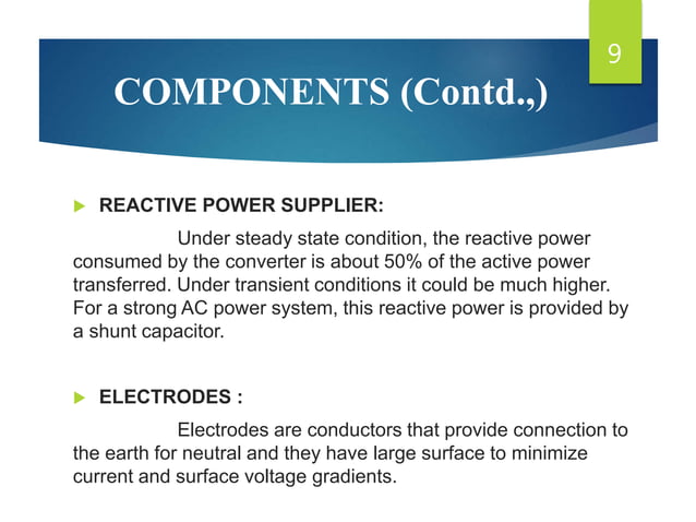 Applications Of Power Electronics In Hvdc Pptx Computer Networking Computing