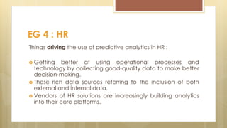Application of predictive analytics | PPTX